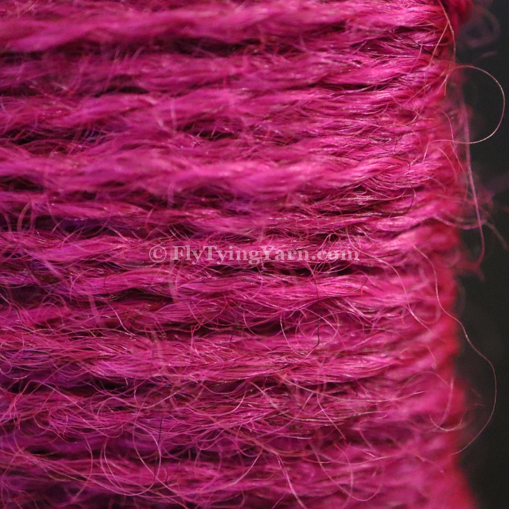 Neon Pink (UV) – Flora and Fauna Farm Yarn for Fly Tying – FlyTyingYarn.com