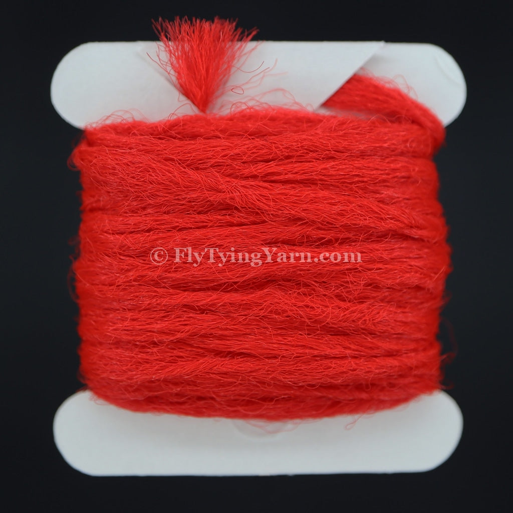 Red Poly Yarn for Fly Tying – FlyTyingYarn.com