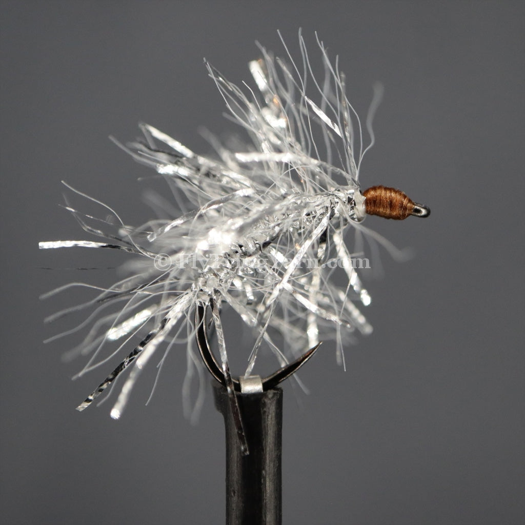 Silver Crackle Yarn for Fly Tying – FlyTyingYarn.com